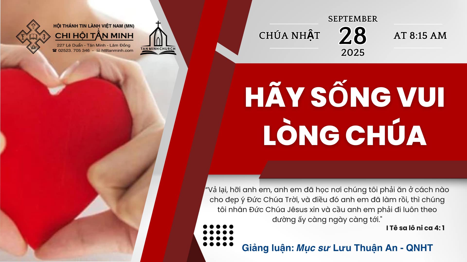 Hay song vui – HỘI THÁNH TIN LÀNH TÂN MINH